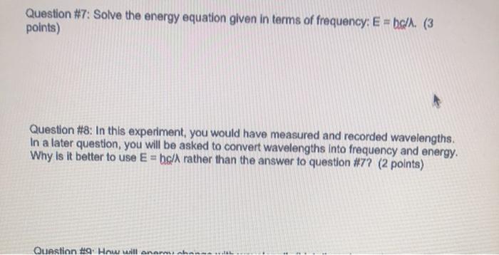 Solved Question #7: Solve the energy equation given in terms | Chegg.com
