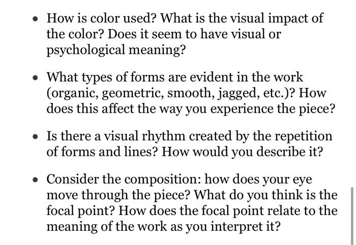 Solved Visual Meaning There are three main strategies for | Chegg.com