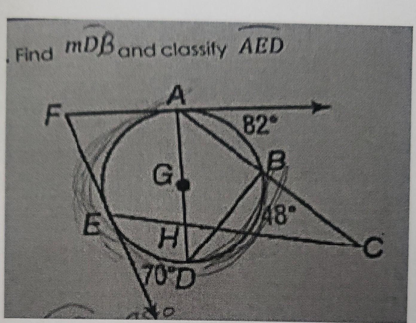 Find mDB and classity AED | Chegg.com