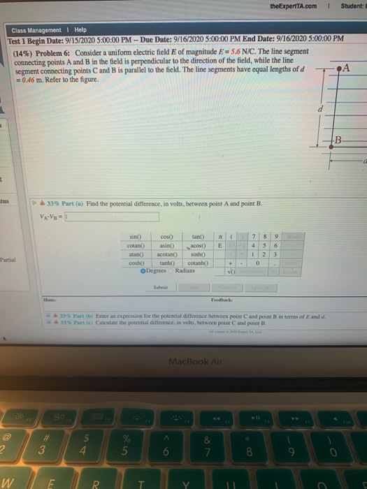 Solved theExpertTA.com 1 Student: Class Management | Help | Chegg.com