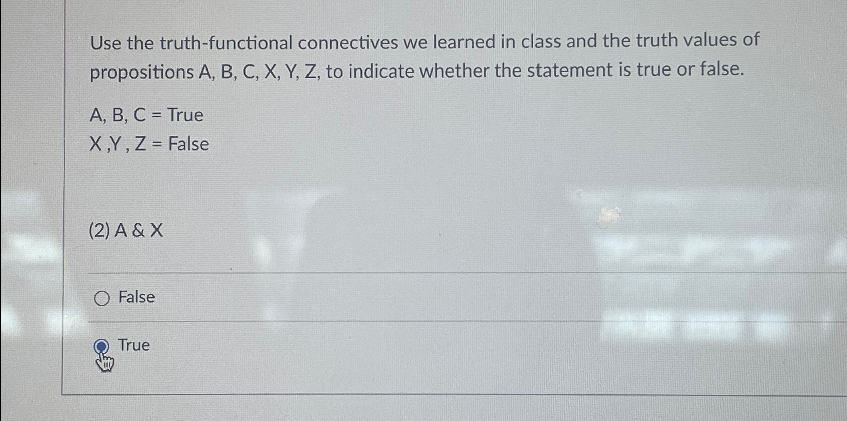 Solved Use the truth-functional connectives we learned in | Chegg.com