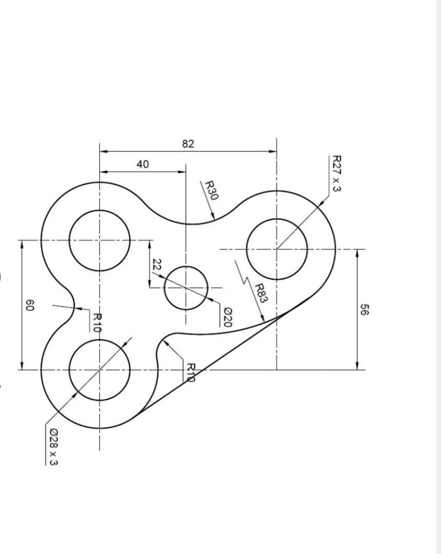 Solved Dear, please draw the drawing on solidworks and send | Chegg.com