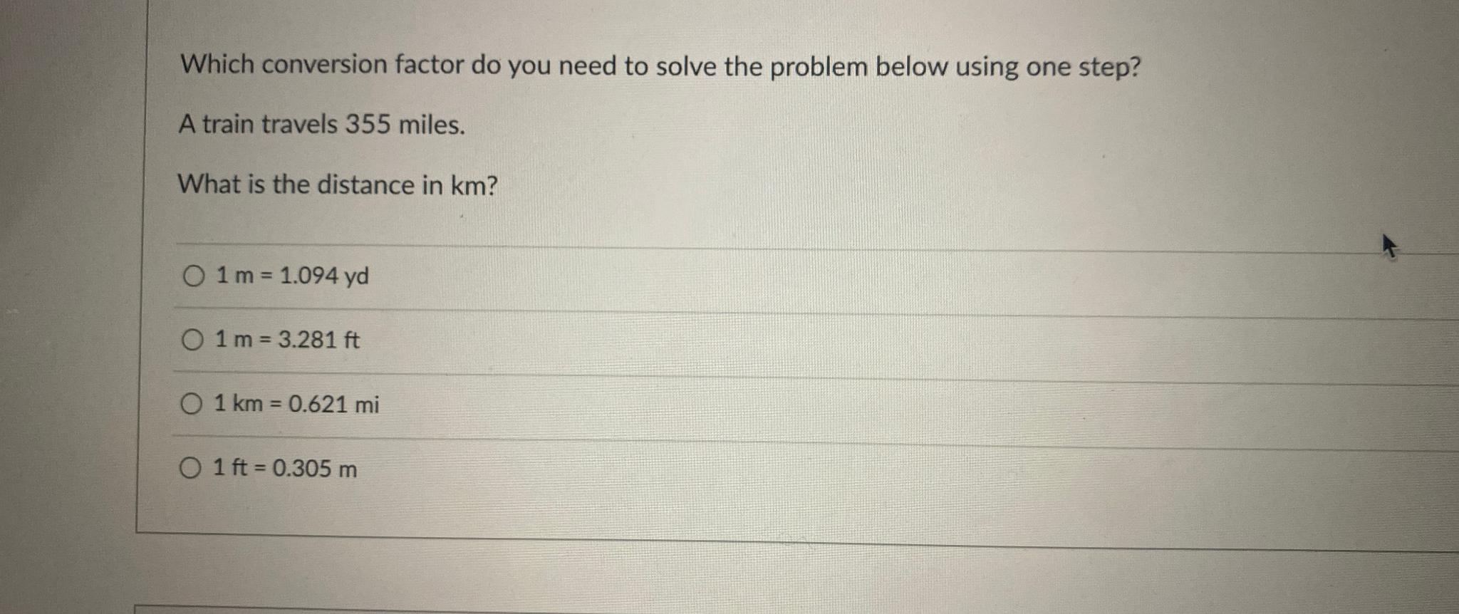 Solved Which conversion factor do you need to solve the | Chegg.com