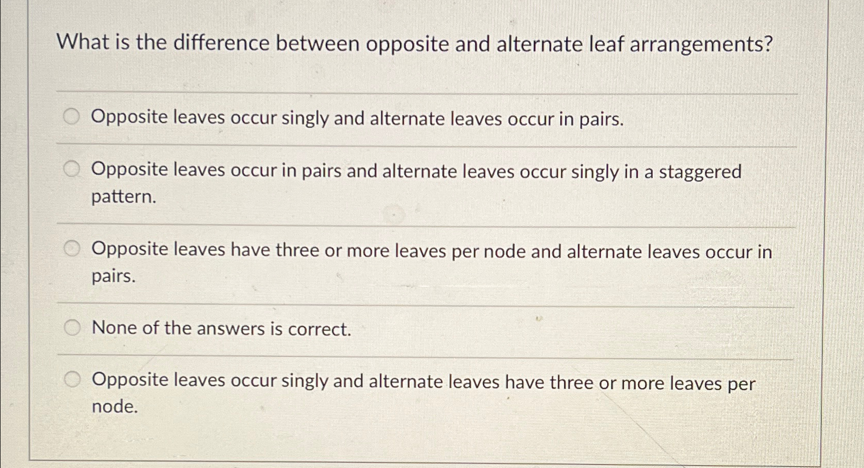 Solved What is the difference between opposite and alternate | Chegg.com