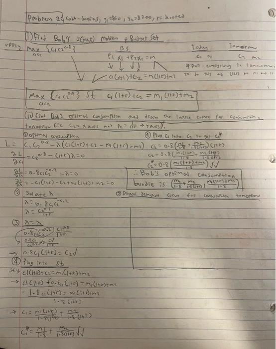 Solved please help me find the answer to question 2 part 2. | Chegg.com