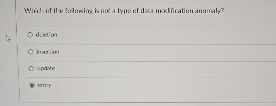 Solved Which of the following is not a type of data | Chegg.com