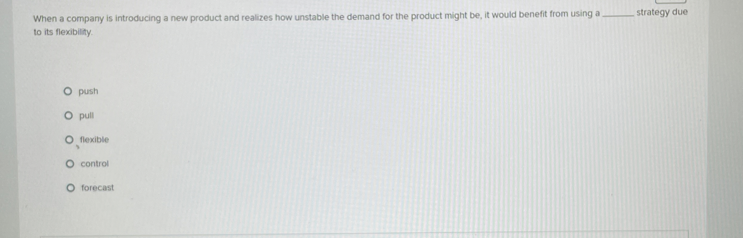 Solved When a company is introducing a new product and | Chegg.com