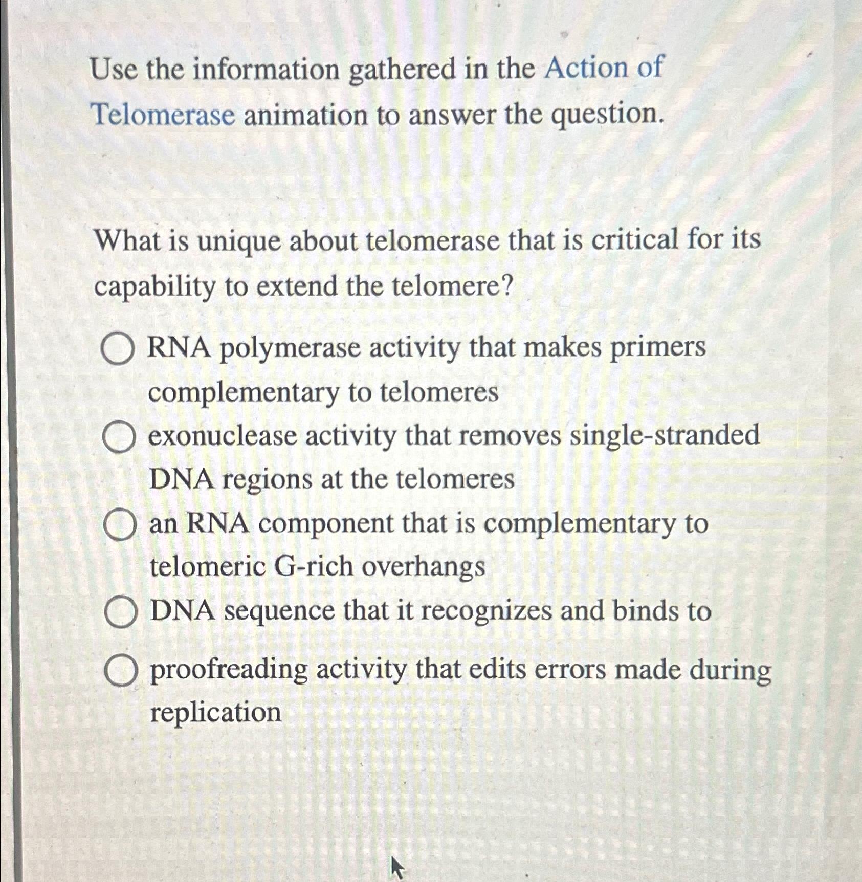 Solved Use the information gathered in the Action of | Chegg.com