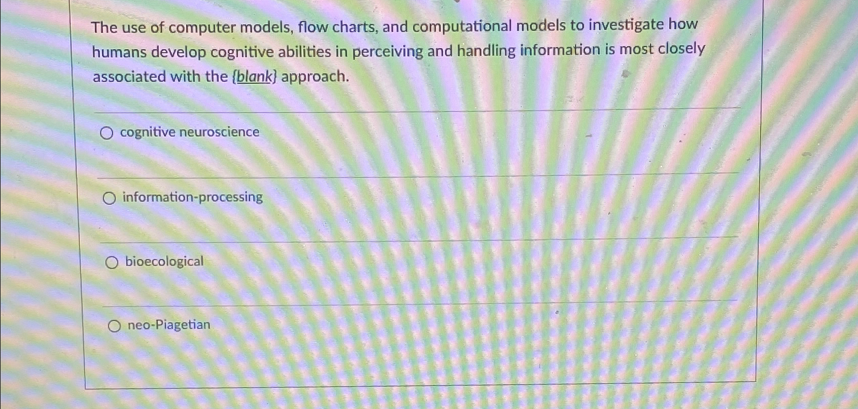 Solved The use of computer models, flow charts, and | Chegg.com