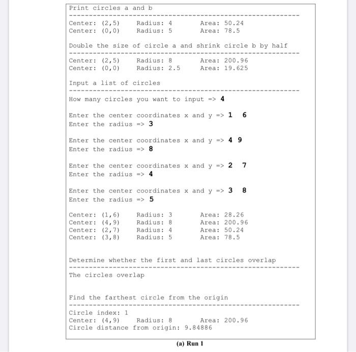 Solved Question Write a C++ program that contains a class | Chegg.com