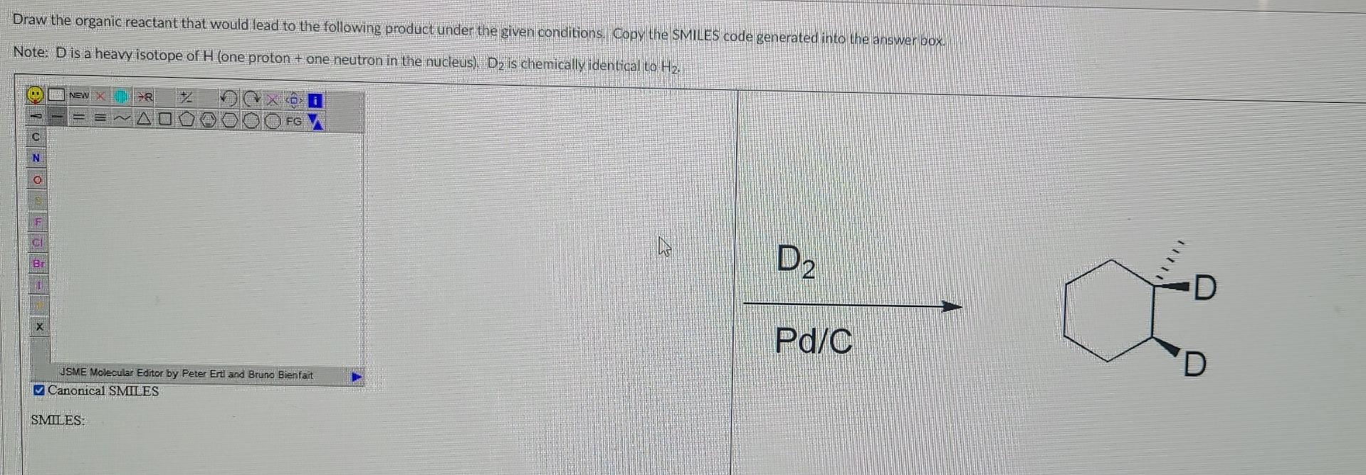 Solved Draw the organic reactant that would lead to the | Chegg.com