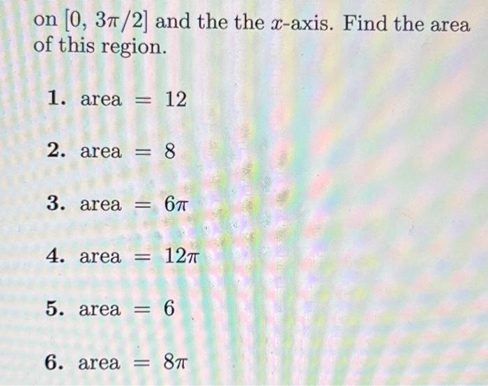 Solved The shaded region in is bounded by the graph of | Chegg.com