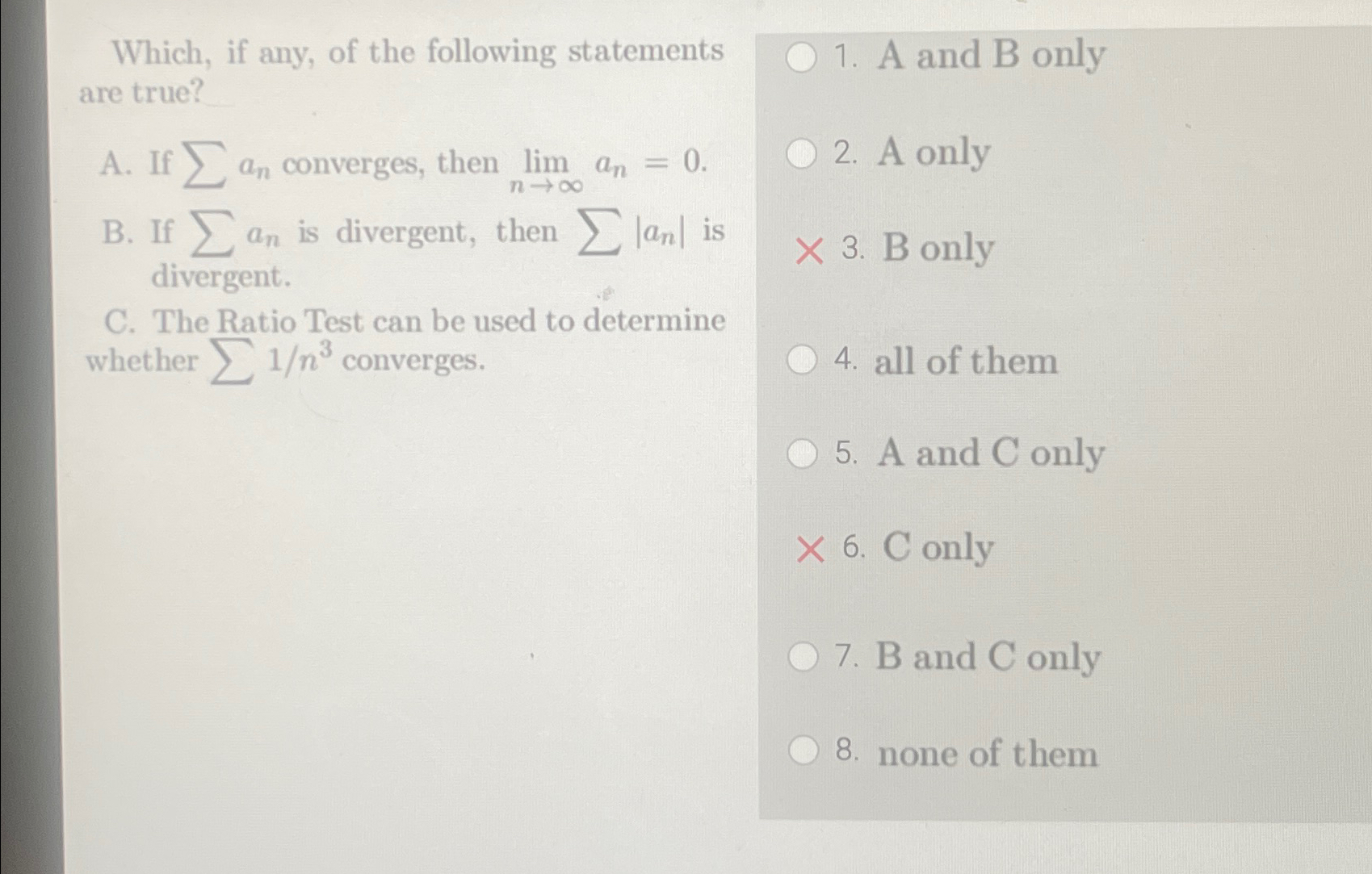 Solved Which, if any, of the following statements are | Chegg.com