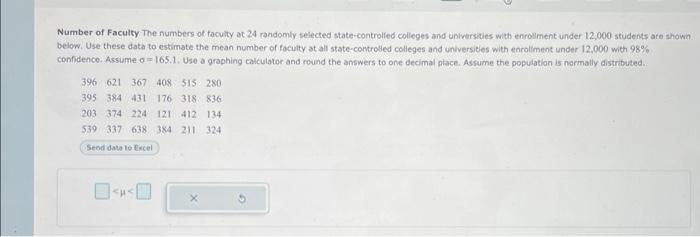 Solved Number of Faculty The numbers of faculty at 24 | Chegg.com