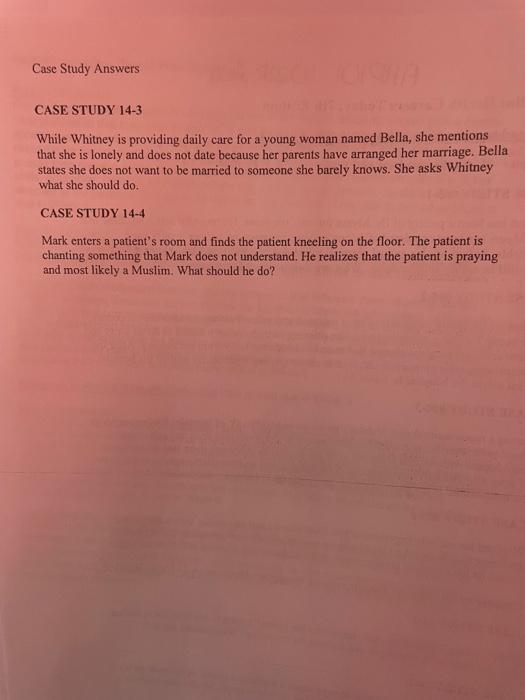 Solved Respend to anc case study from chapters: 5 and 14. | Chegg.com