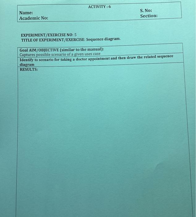 Solved EXPERIMENT/EXERCISE NO: 5 TITLE OF | Chegg.com