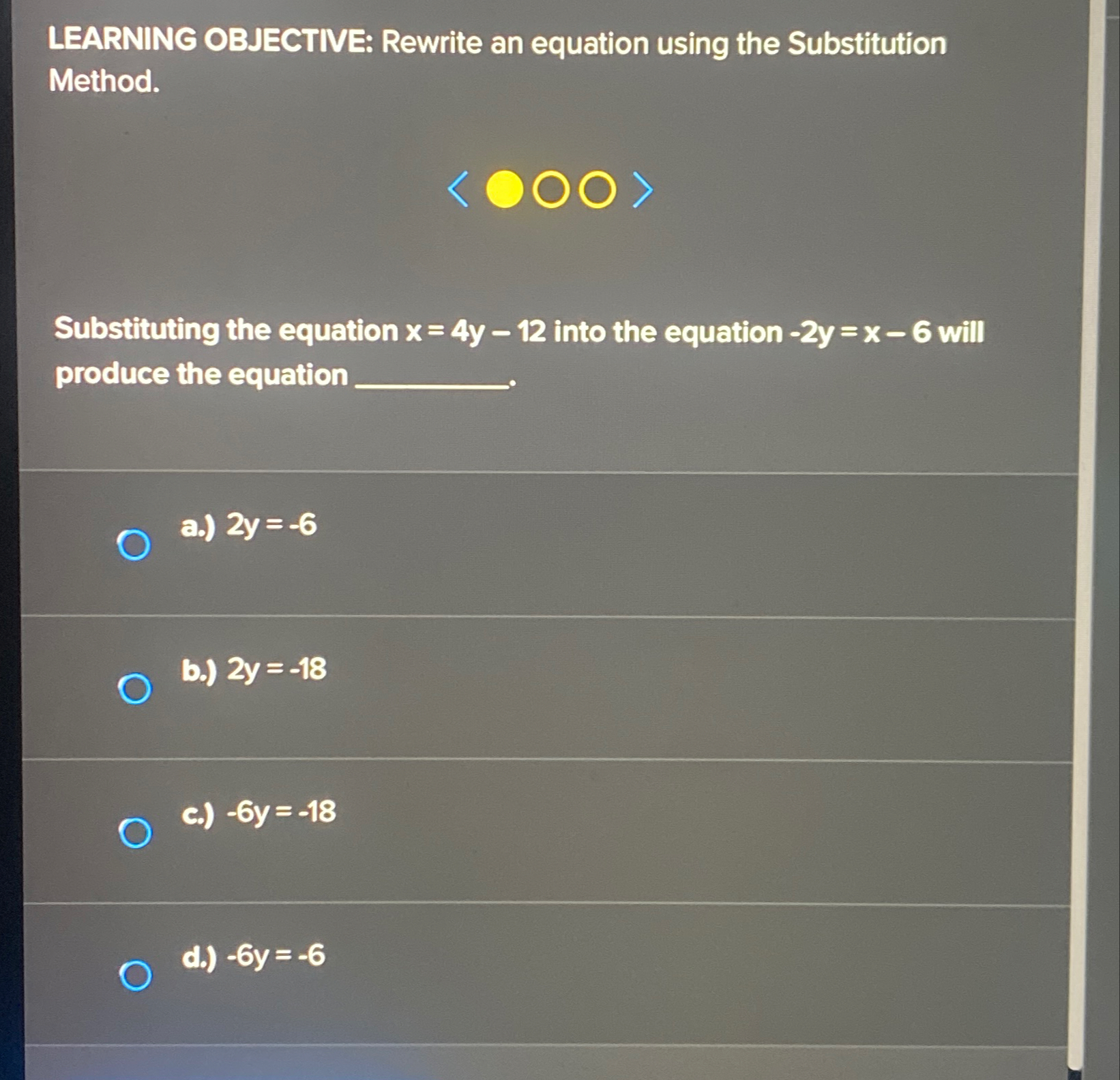 Solved LEARNING OBJECTIVE: Rewrite an equation using the | Chegg.com
