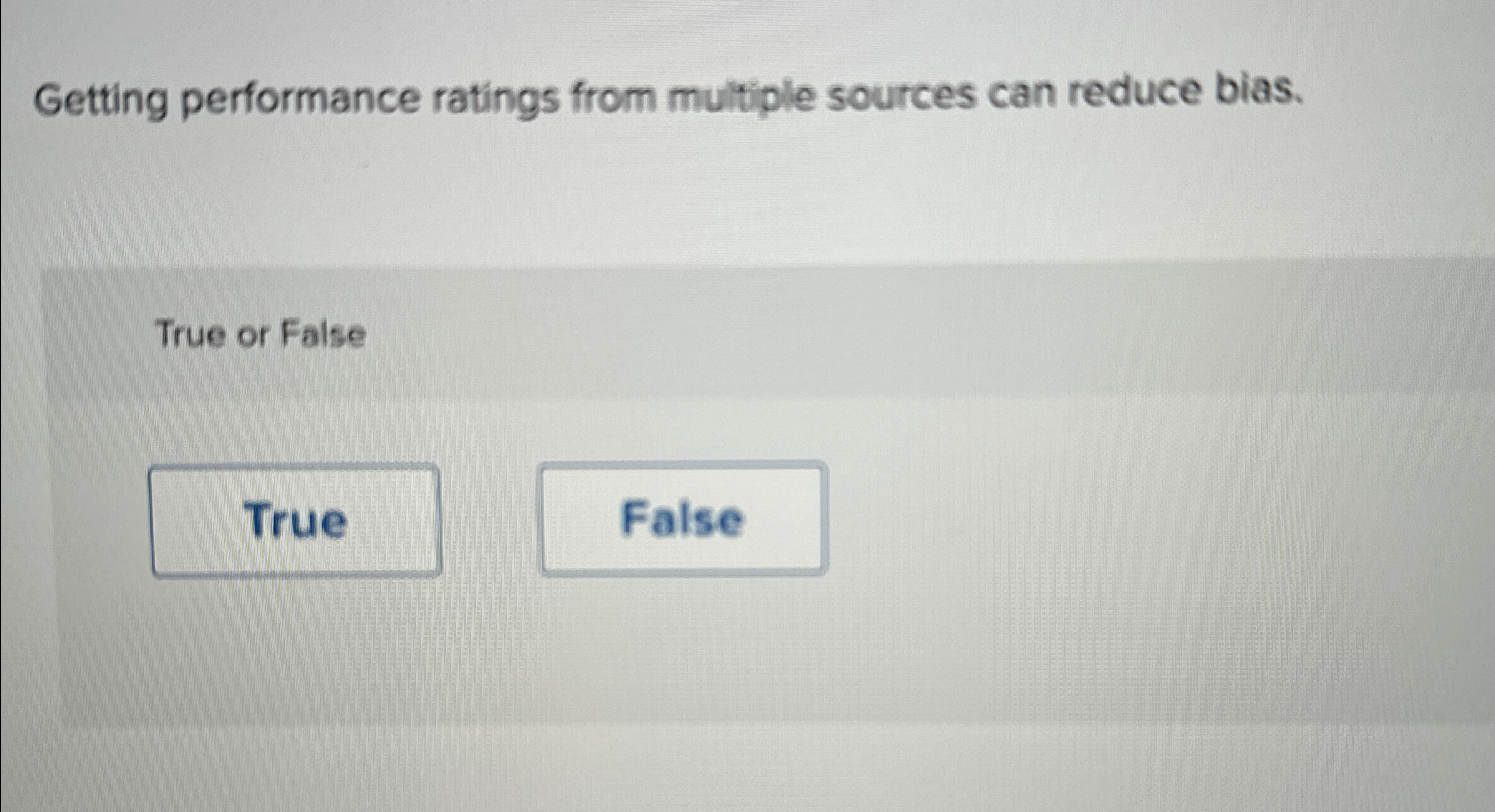 Solved Getting performance ratings from multiple sources can | Chegg.com