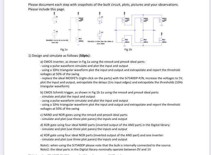 Please document each step with snapshots of the built | Chegg.com