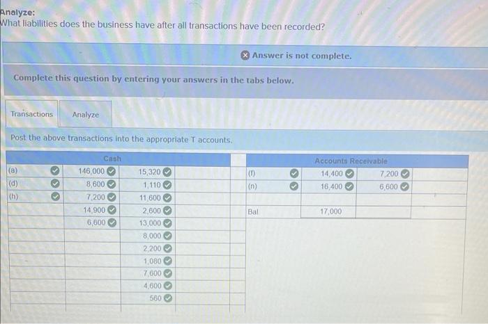 Solved Problem 34a Algo Using T Accounts To Record All 
