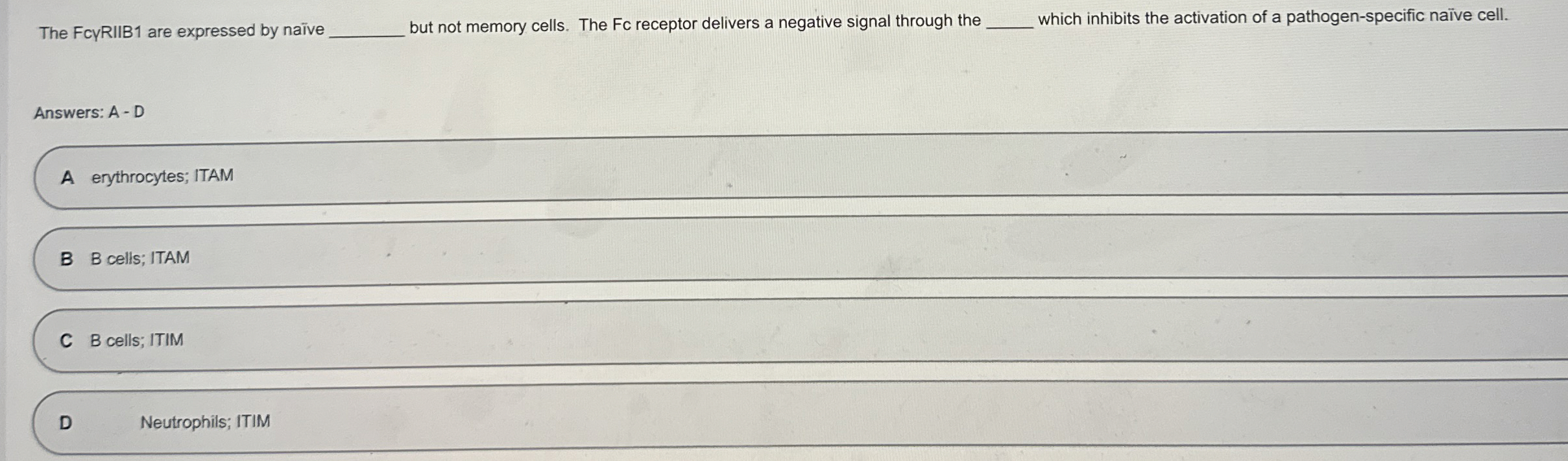 High Quality SOLUTION The FcyRIIB1 ﻿are expressed by naive ﻿but not ...