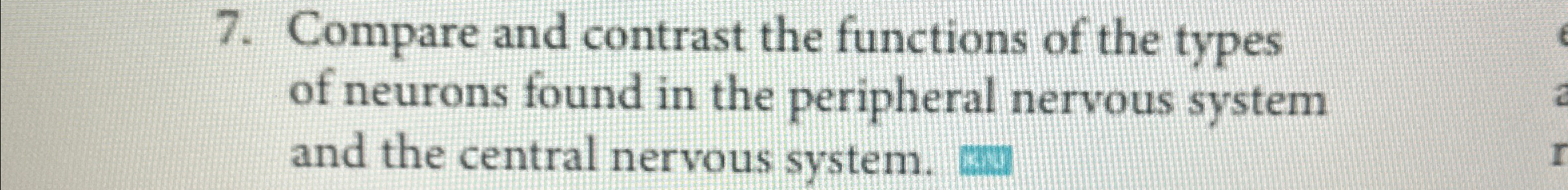 Solved Compare and contrast the functions of the types of | Chegg.com