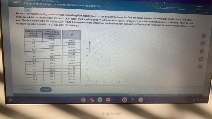 Solved And Correlation Computing The Sample Correlation 6063