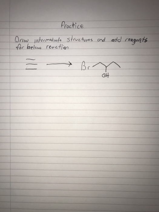 Solved Practice Drow intermediate structures and add | Chegg.com