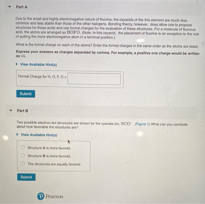 Solved Figure 1 of 1 Exac-;] --- -czo А B. Part A Due to | Chegg.com