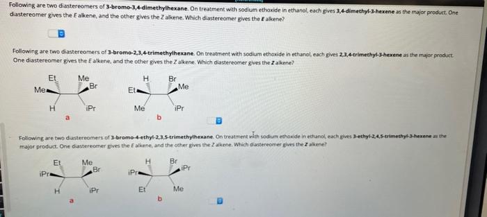 Solved Following are two diastereomers of | Chegg.com