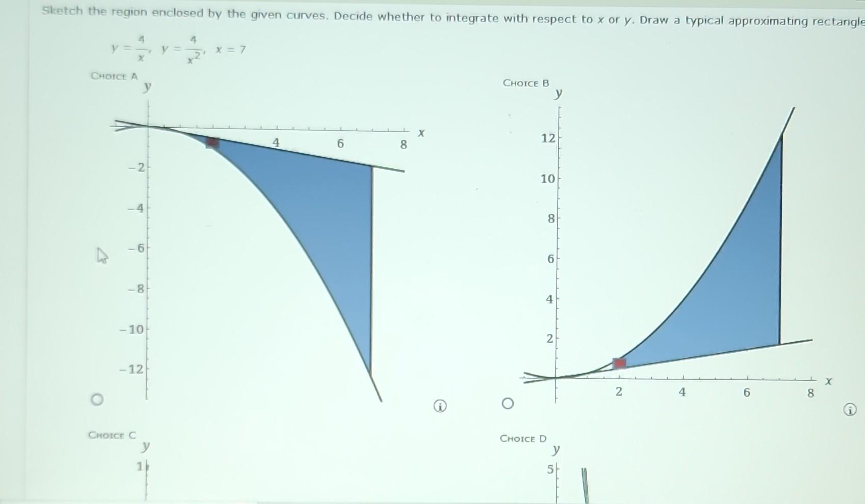 Solved Sketch the region enclosed by the given curves. | Chegg.com