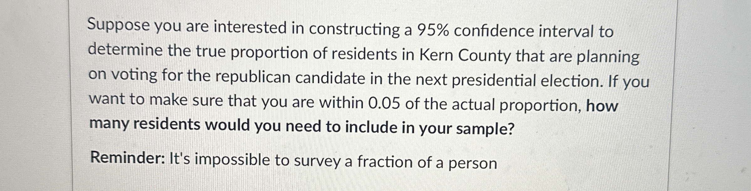 Solved Suppose you are interested in constructing a 95% | Chegg.com