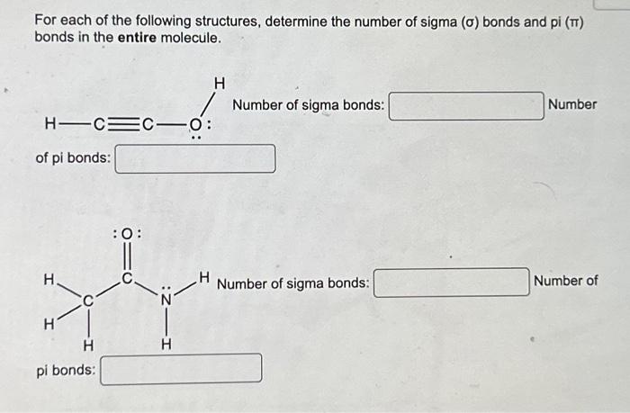 Solved For each of the following structures, determine the | Chegg.com
