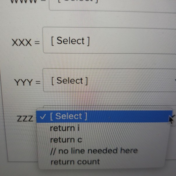 Solved Replace WWW, XXX, YYY and ZZZ in the code below to | Chegg.com