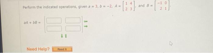 Solved Perform the indicated operations, given | Chegg.com
