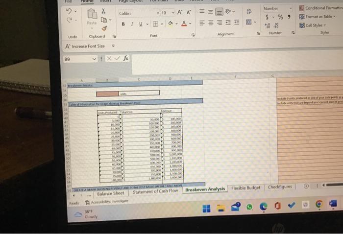File Home Insert Page Layout Formulas Data Review | Chegg.com