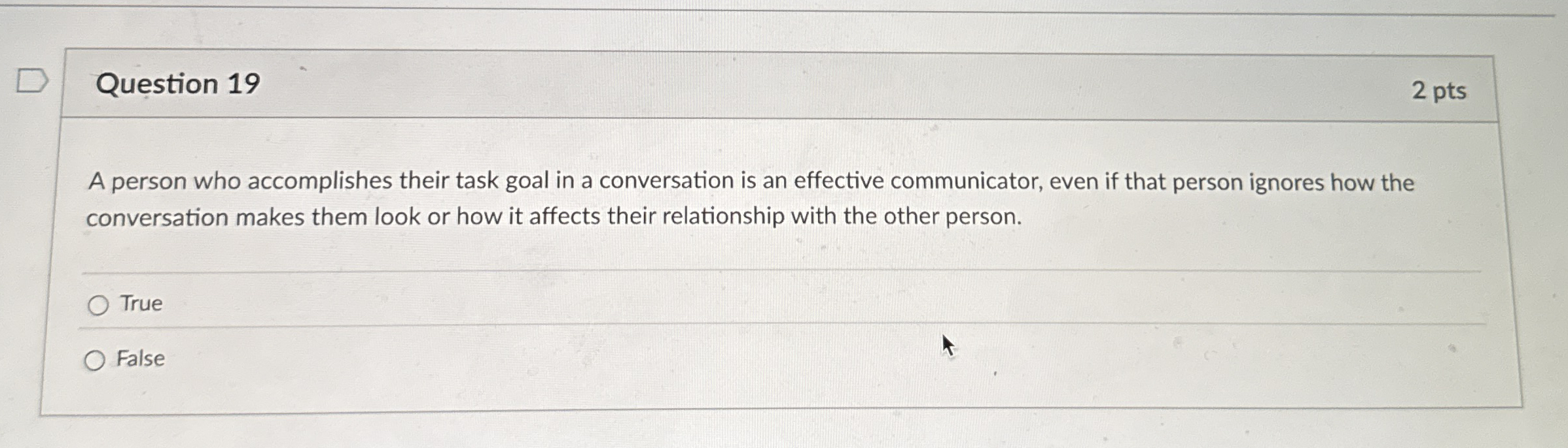 Solved Question 192 ﻿ptsA person who accomplishes their task | Chegg.com