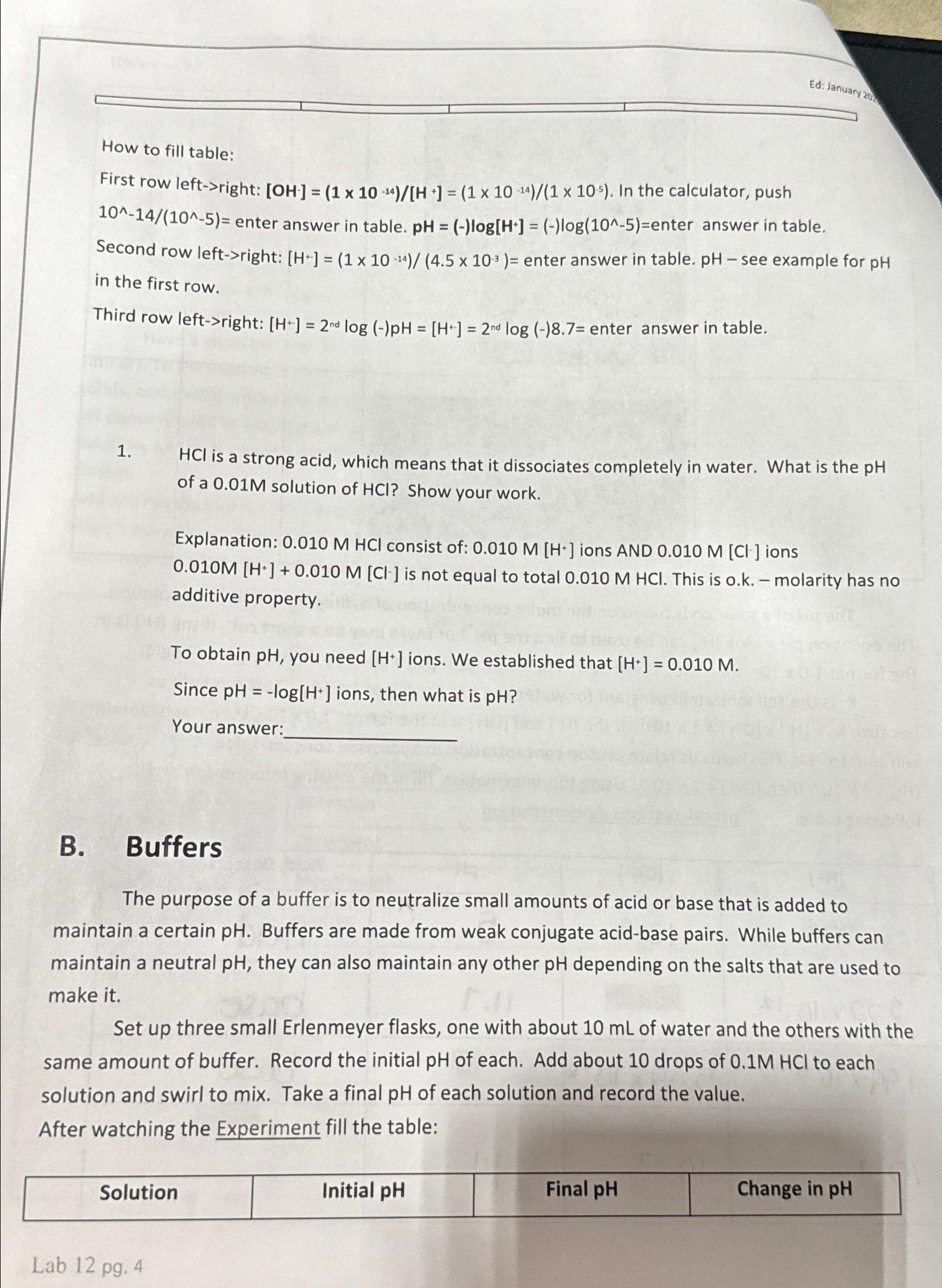 Solved How to fill table:First row left-right: | Chegg.com