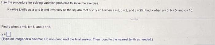 Solved Use the procedure for solving variation problems to | Chegg.com