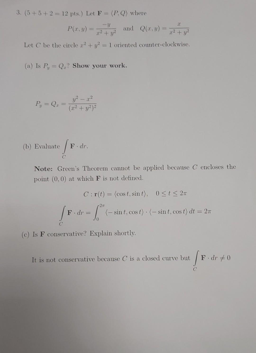 Solved I didnt understand C part, How it can be possible? , | Chegg.com