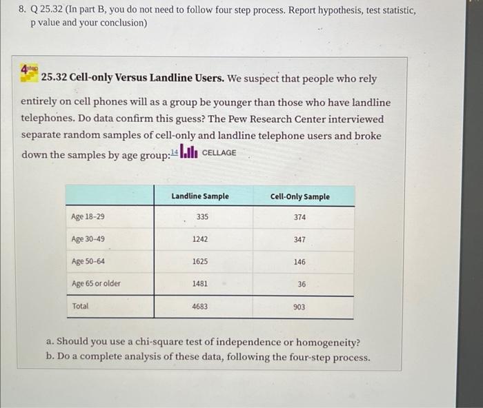 Solved 8. Q 25.32 (In part B, you do not need to follow four | Chegg.com