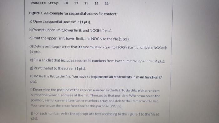 Solved Write a C program to implement non-repeating random | Chegg.com