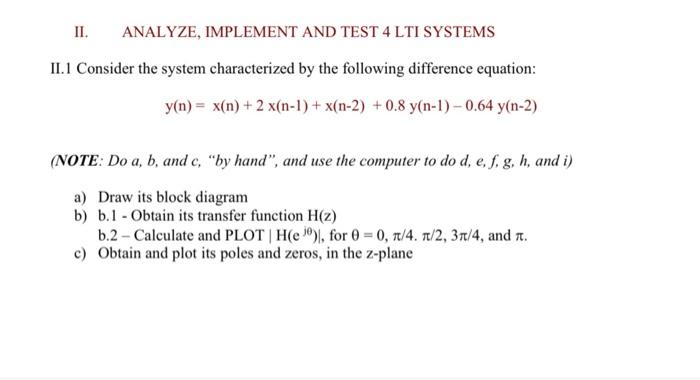 Solved II.2 Repeat the same process as in II.1, but now use | Chegg.com
