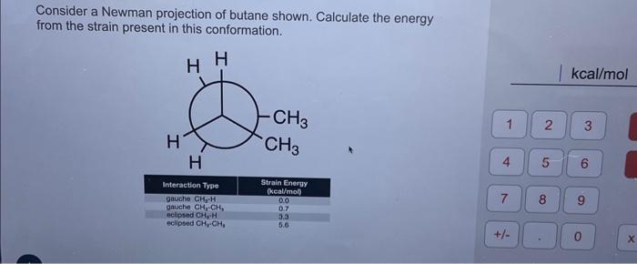 Solved The general values for steric and torsional strain | Chegg.com Solved The general values for steric and torsional strain | Chegg.com