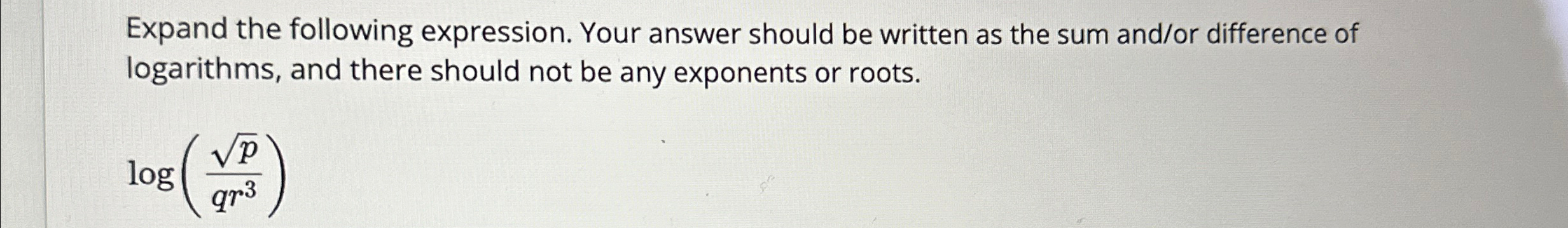 Solved Expand the following expression. Your answer should | Chegg.com