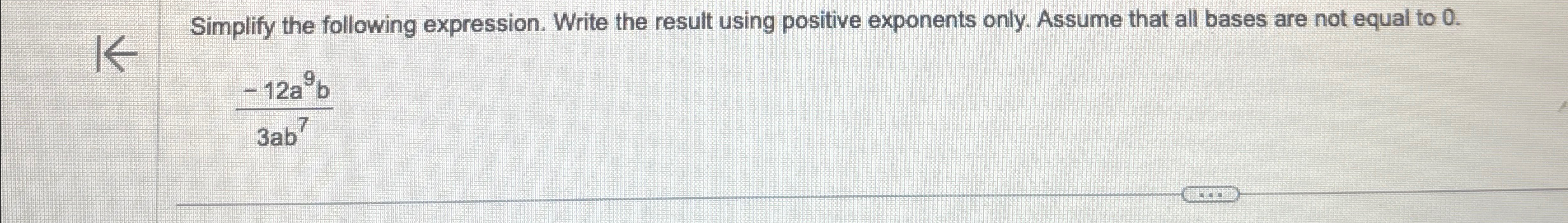 Solved Simplify the following expression. Write the result | Chegg.com