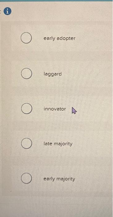 Solved what type of adopter can Mike be classified as?a) | Chegg.com
