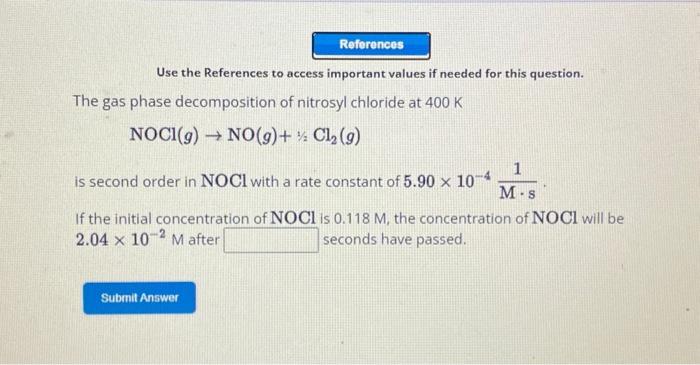 Solved Use the References to access important values if | Chegg.com