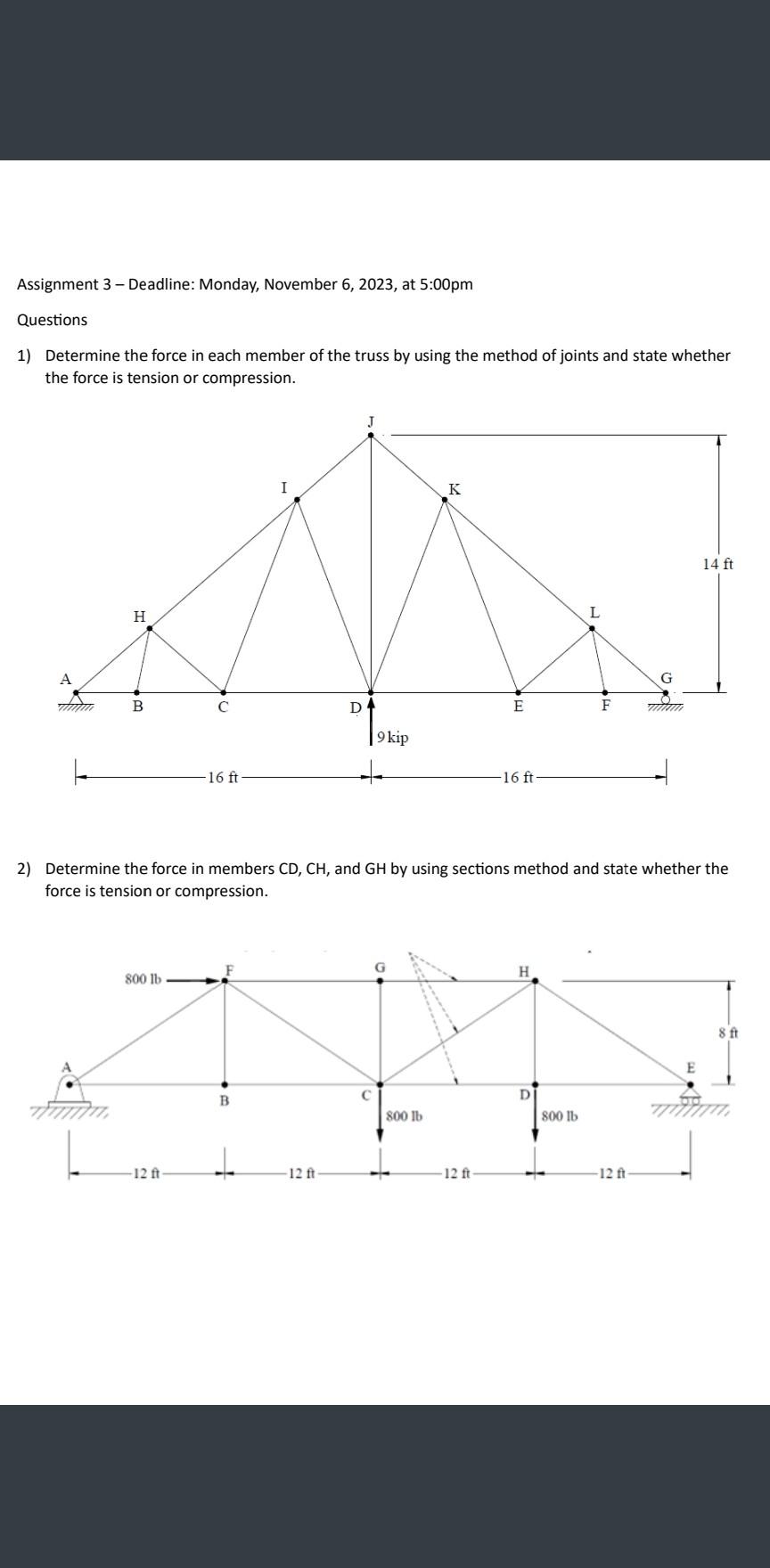 Solved Assignment 3-Deadline: Monday, November 6, 2023, at | Chegg.com