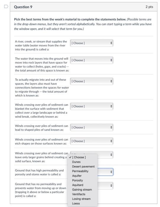 Solved Answer ALL parts of the question. Answer options are | Chegg.com